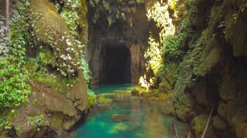 Krem Chympe & Waterfall - A Hidden Cave in Meghalaya - Tale of 2 ...